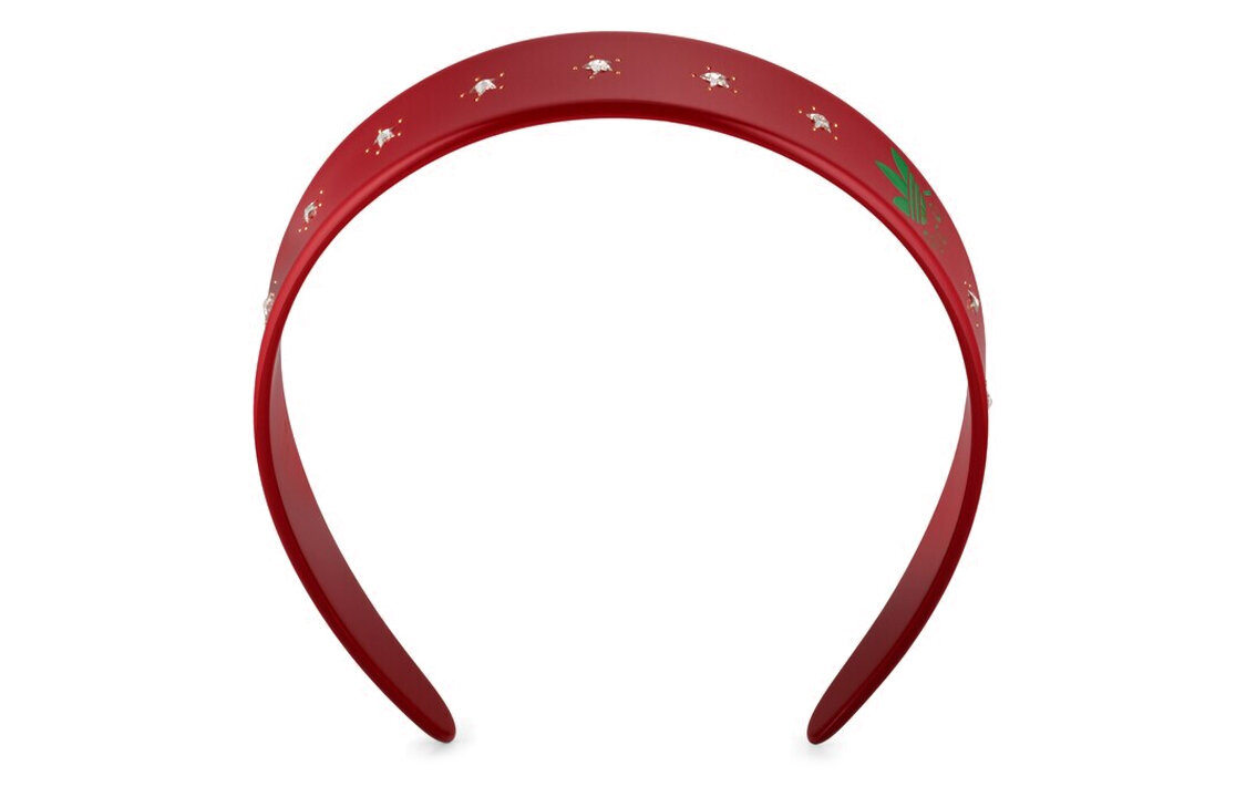 Головная повязка женская GUCCI x Adidas Resin Headband красная, F EU