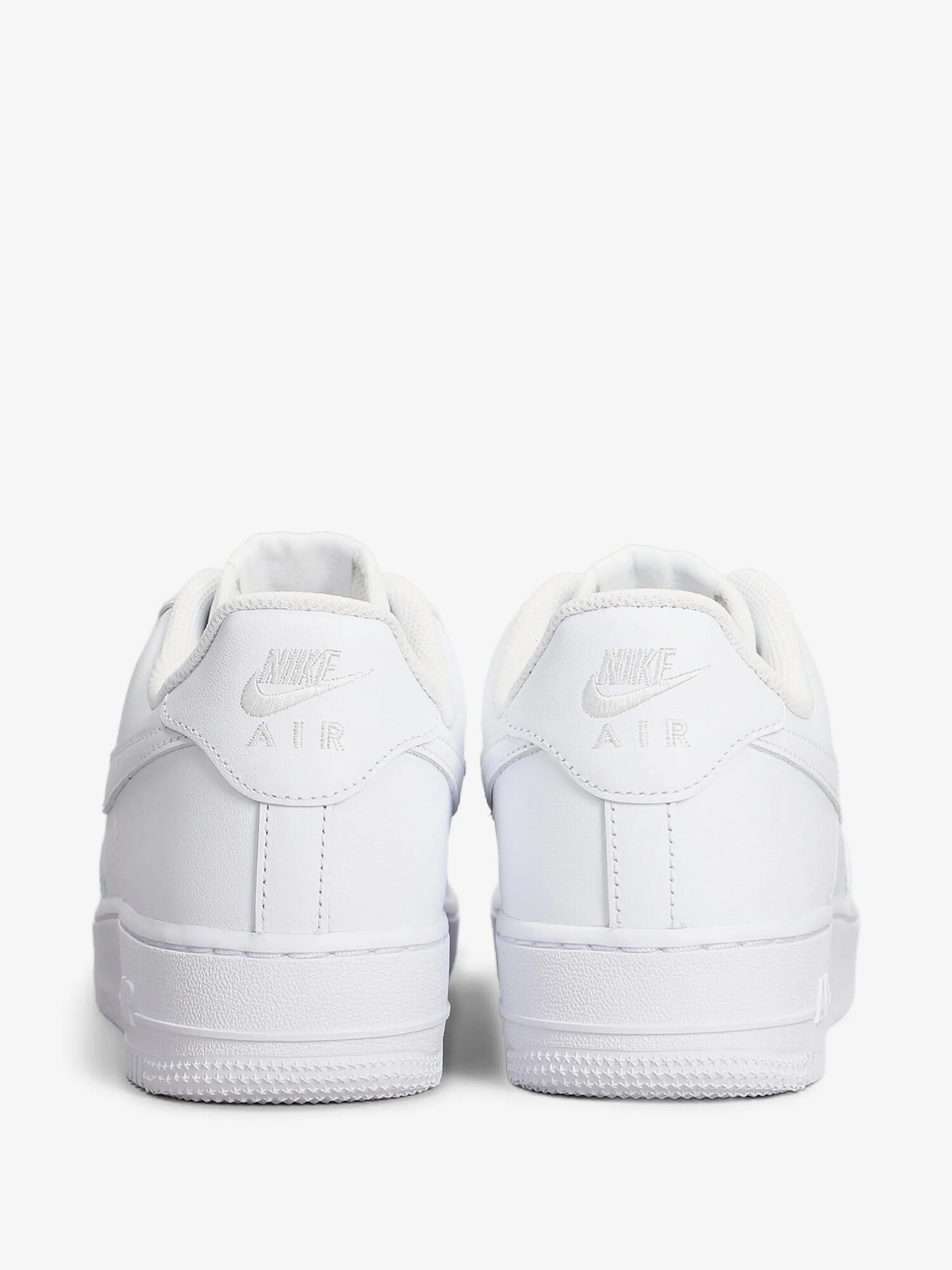 Кроссовки NIKE Air Force 1 '07, размер 11.5 US, бежевый/белый — фото 1
