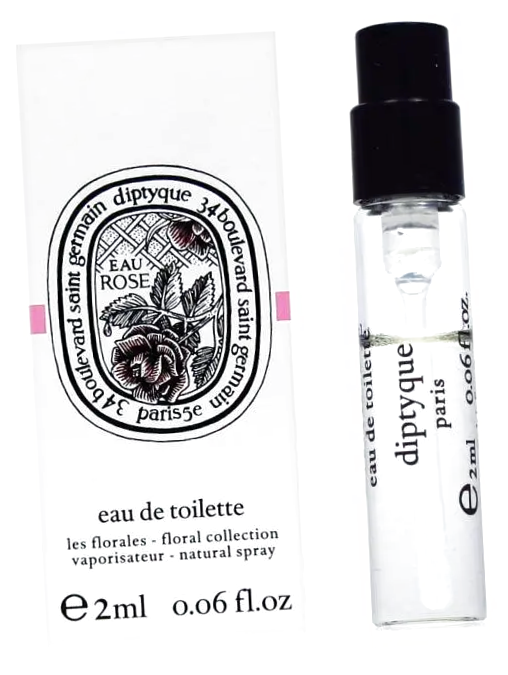 Диптик О Роз парфюм 2 мл пробник для женщин - Diptyque Eau Rose Розовая туалетная вода