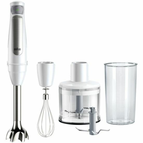 Блендер погружной Braun Multiquick 7 MQ7035I, 1000 Вт, белый (0X22111290)