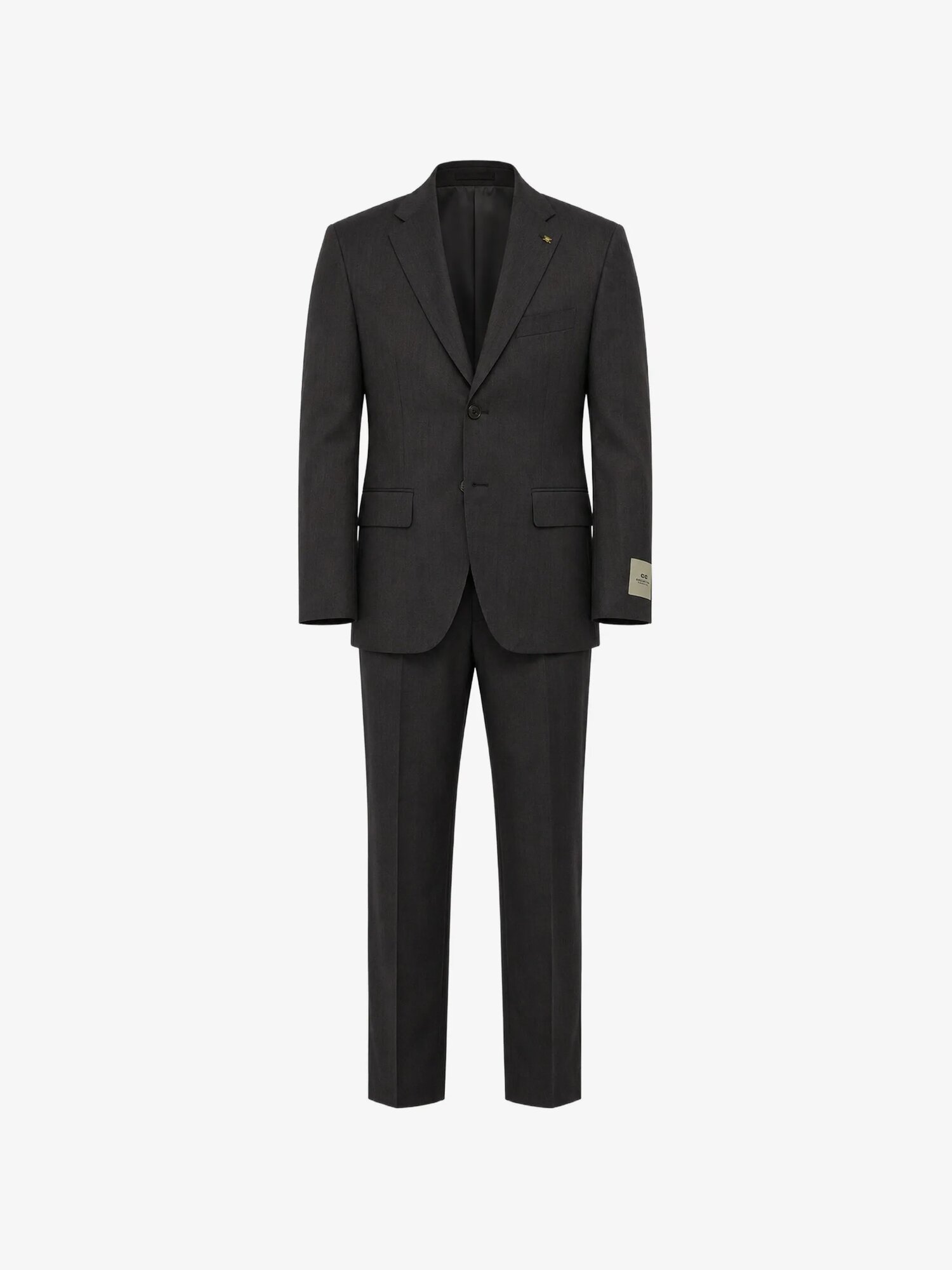 Комбинезон Corneliani Chalk-stripe scalloped suit, размер 50, серый