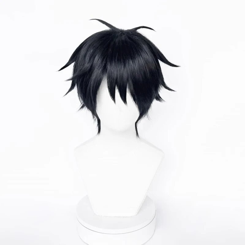Луффи Косплей Костюм Полиэстер Черный, S, Wig Only