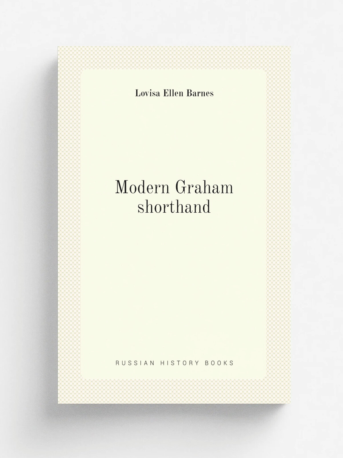 Modern Graham shorthand