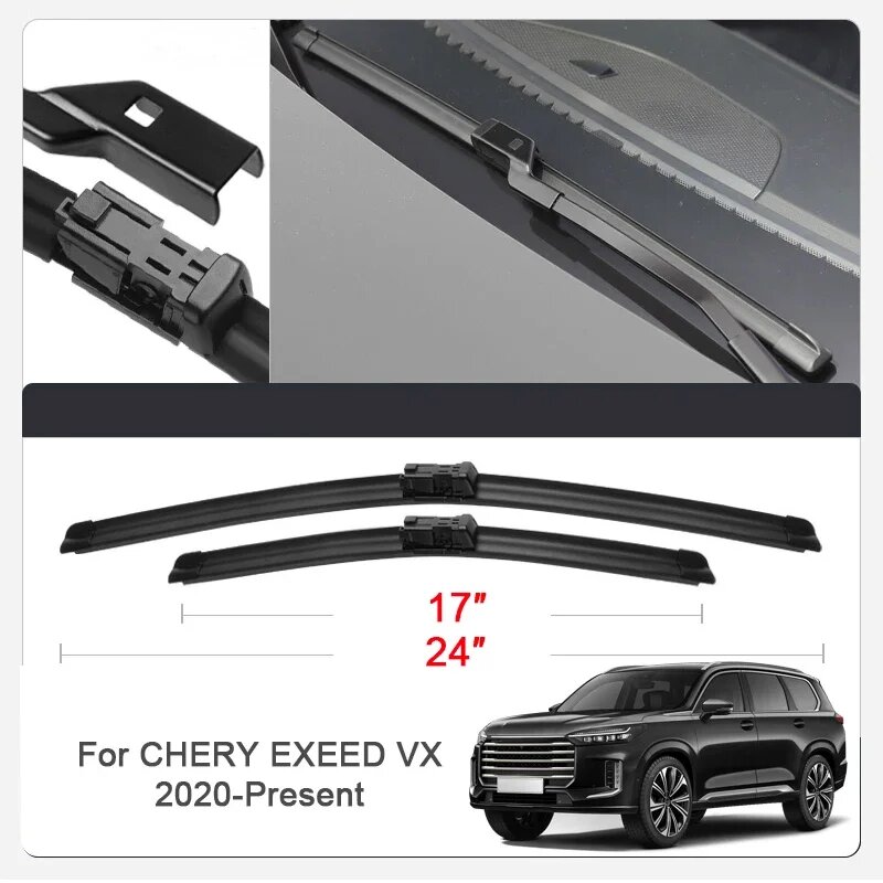 2 шт. автомобильные щетки стеклоочистителя для Chery Exeed EXLANTIX ES ET LX RX TXL VX JETOUR DASHING T1 T2 X70 X90 PLUS KAIYI X3 X7 KUNLUN