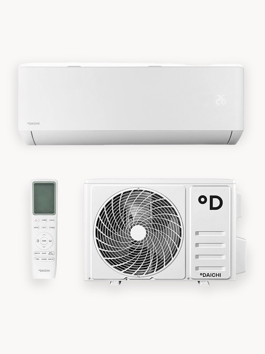 Сплит-система кондиционер инверторный Daichi Air FULL DC INVERTER AIR25AVQS1R-2 для помещений до 25 кв. м.