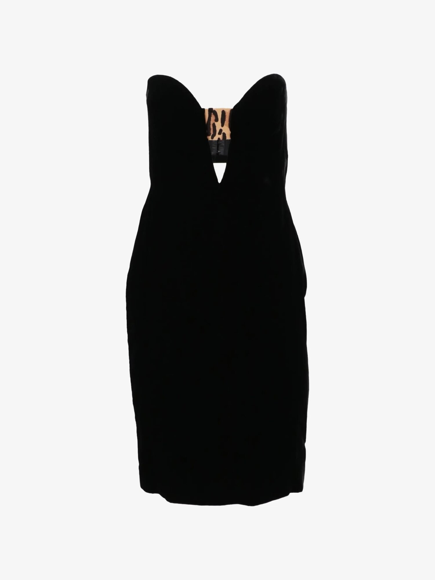 Платье Leopard print-detail mini dress