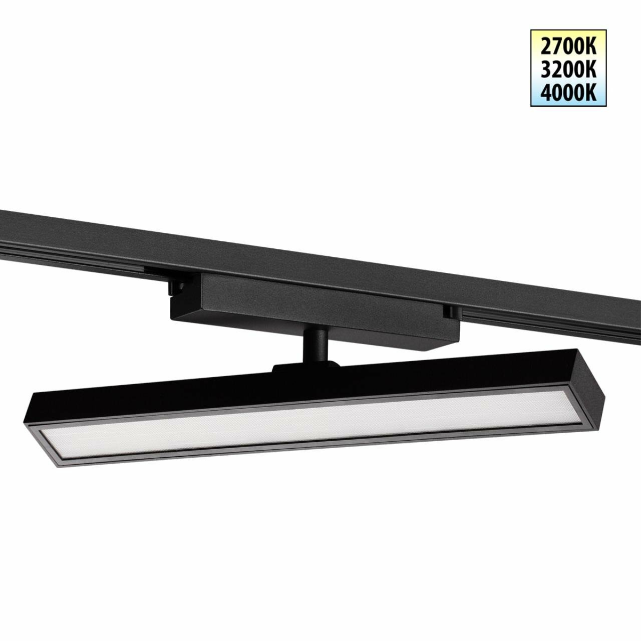 Трековый светильник Stratus Novotech 359772, черный, LED, 18 Вт