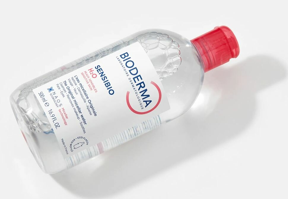 Мицеллярная вода BiodermaSensibio Н2О для чувствительной кожи лица и контура глаз, 500 мл
