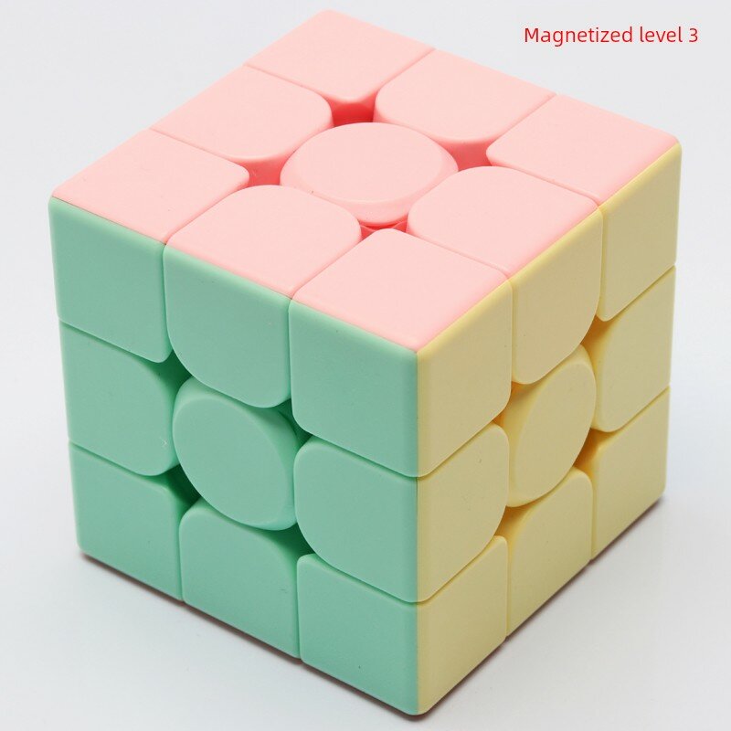 Dian Sheng Macaron Color 3x3 Магнитный Кубик Рубика для Детей и Взрослых, Гладкое Вращение, Высококачественный Пластик