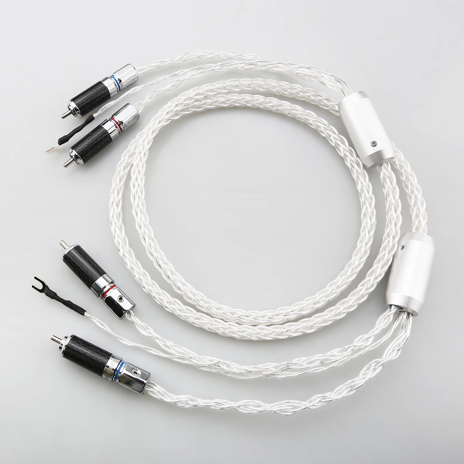 Кабель аудиокрафт для проигрывателя винила 6AG Hi-end Audio RCA-RCA 1,5 м