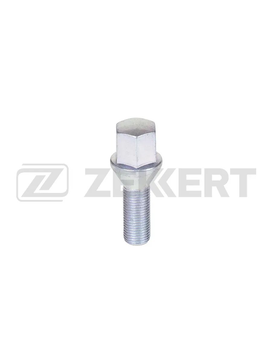 Болт колесный конус M12 x 1 25 длина резьбы 28 ключ 17 Цинк, арт. BE4005
