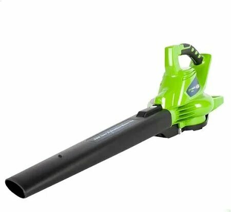 Воздуходувка-пылесос Greenworks GD40BV пит: от аккум. зеленый/черный