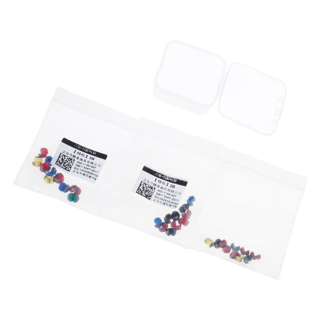 1 коробка из 30 капсул, покрытых свинцом для открытого прикуса, по 30 штук в упаковке B 2B 3B