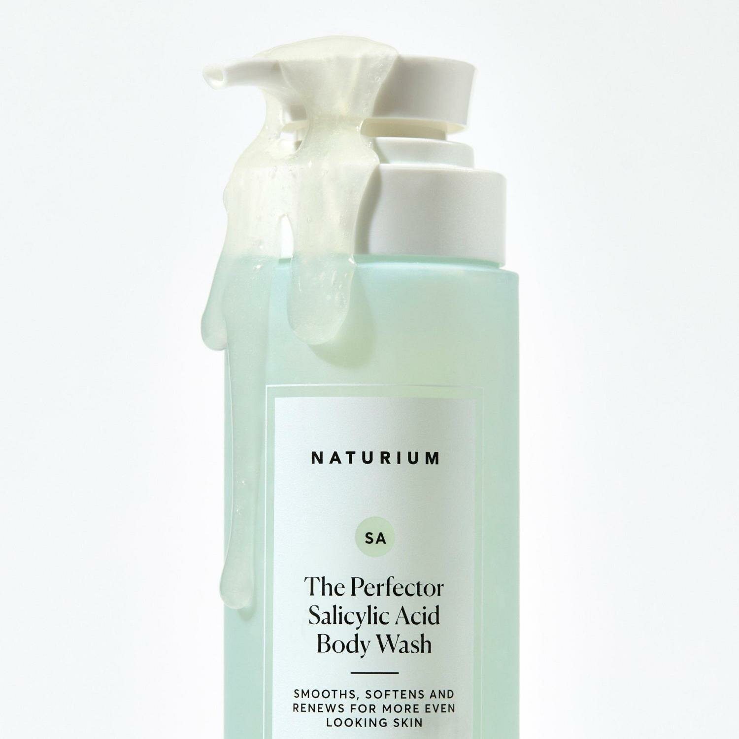 Разглаживающий гель для душа (мини-формат) NATURIUM The Perfector Salicylic Acid Body Wash 100ml