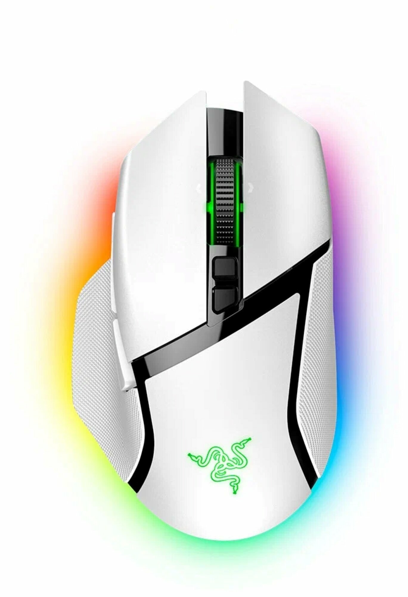 Мышь игровая Razer Basilisk V3 Pro, беспроводная, 30 000DPI, подсветка RGB, 11 клавиш, белая