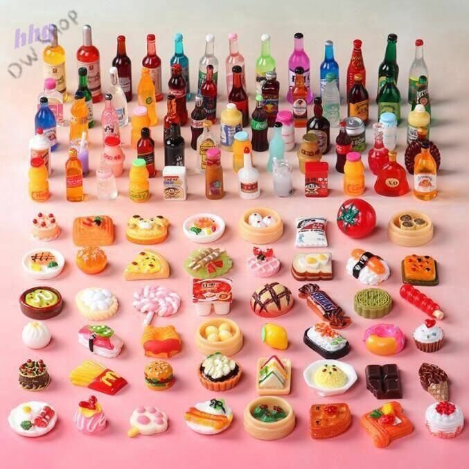 30 шт./упак. мини-бутылка для еды и напитков аксессуары для кукольного дома DIY аксессуары
