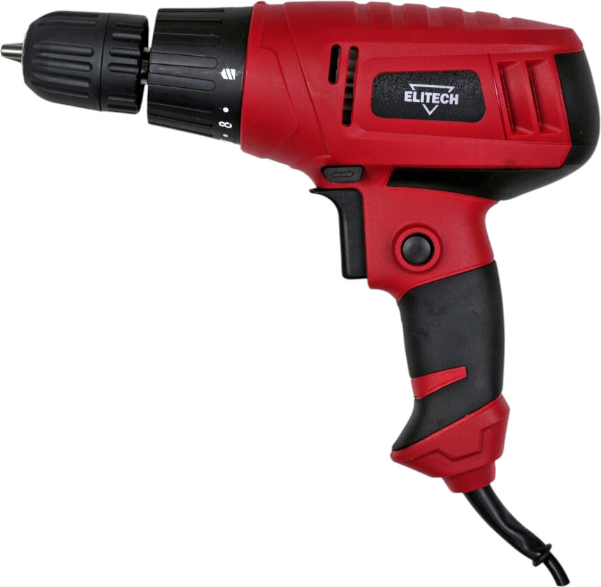 Шуруповерт ELITECH ДШ 028РЭ черно-красный
