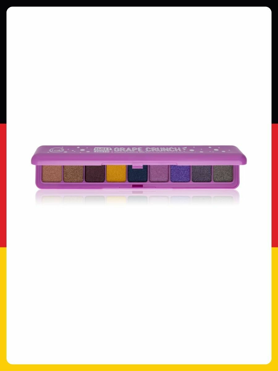 Тени для век J.Cat Beauty Sweet Tooth Palette 104 Grape Crunch, 7,2 г