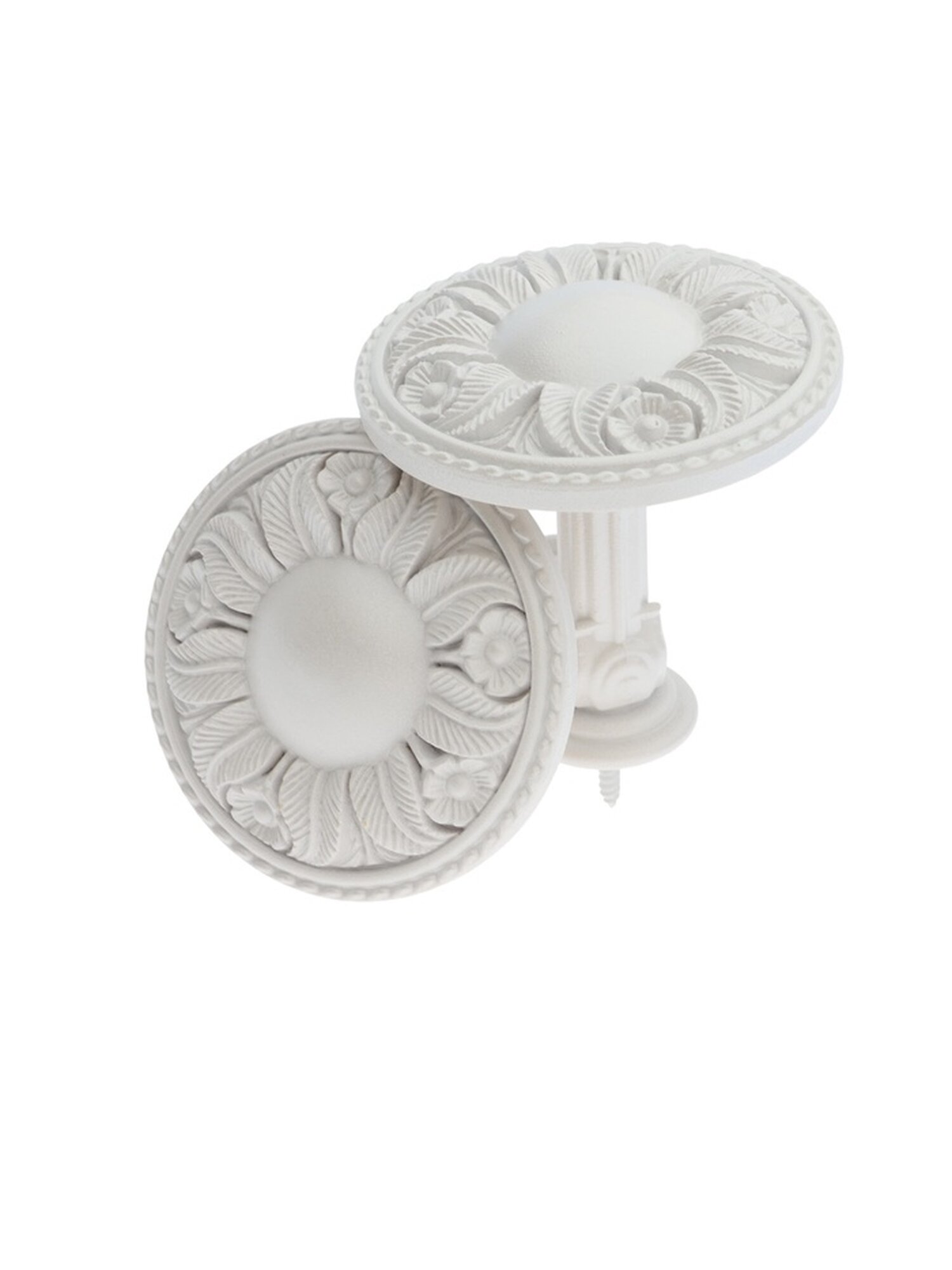 Крючок для штор CAPPIO KS031, d=95 мм, цвет белый, 2 шт 10906508