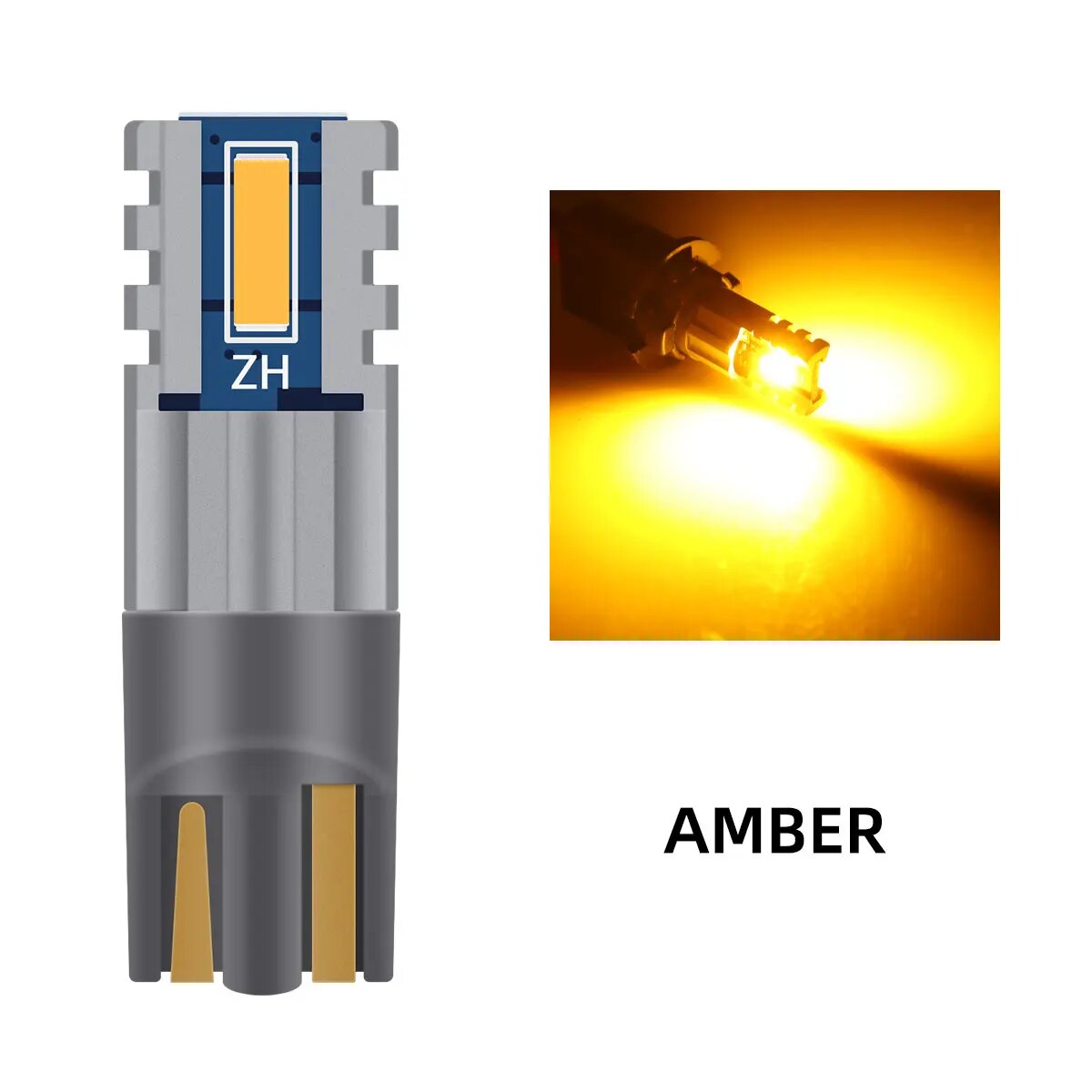 1x T10 W5W 194 168 светодиодные фонари Canbus без ошибок салона автомобиля купольный Желтый