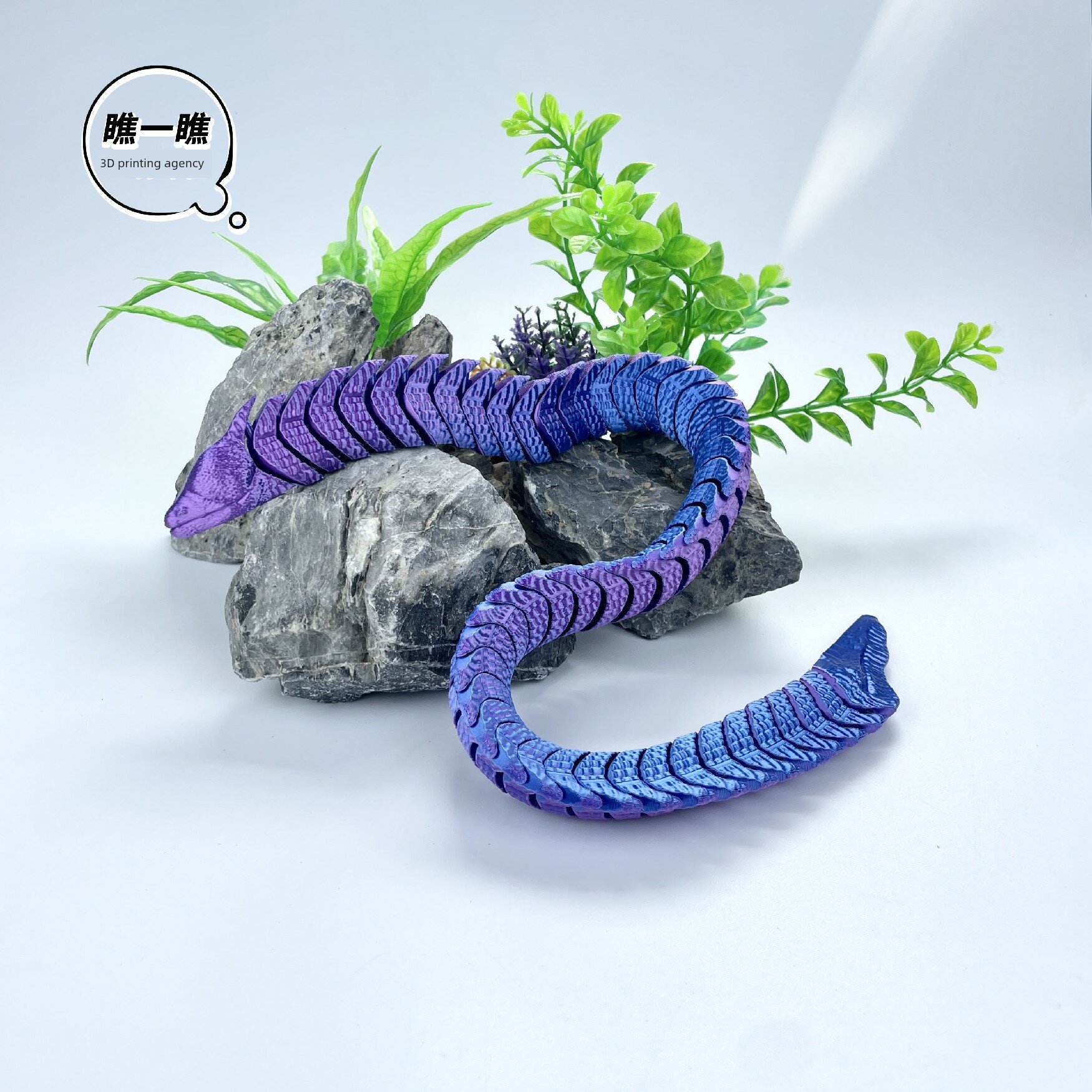 3D-печатная реалистичная модель электрического угря с подвижными суставами, игрушка, украшение, декор, реквизит для