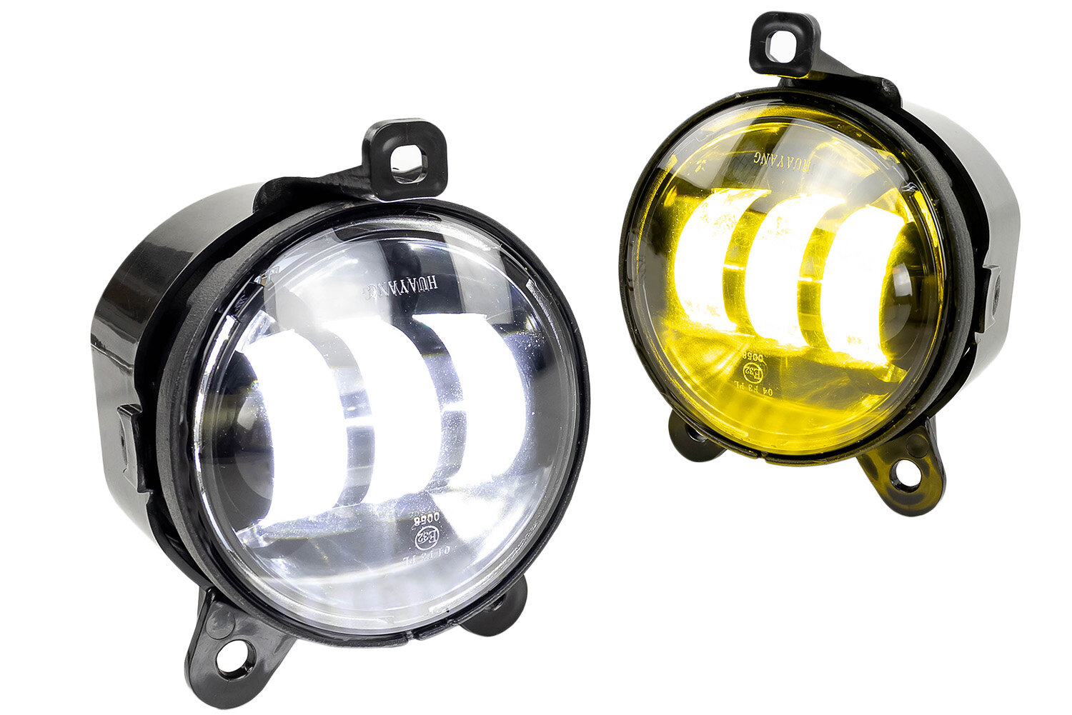 ПТФ светодиодные двухцветные Эконом 22W, 2800lux на Лада Приора, Шевроле Нива с 2009 г. в, Лада Нива 2123, ГАЗ Газель