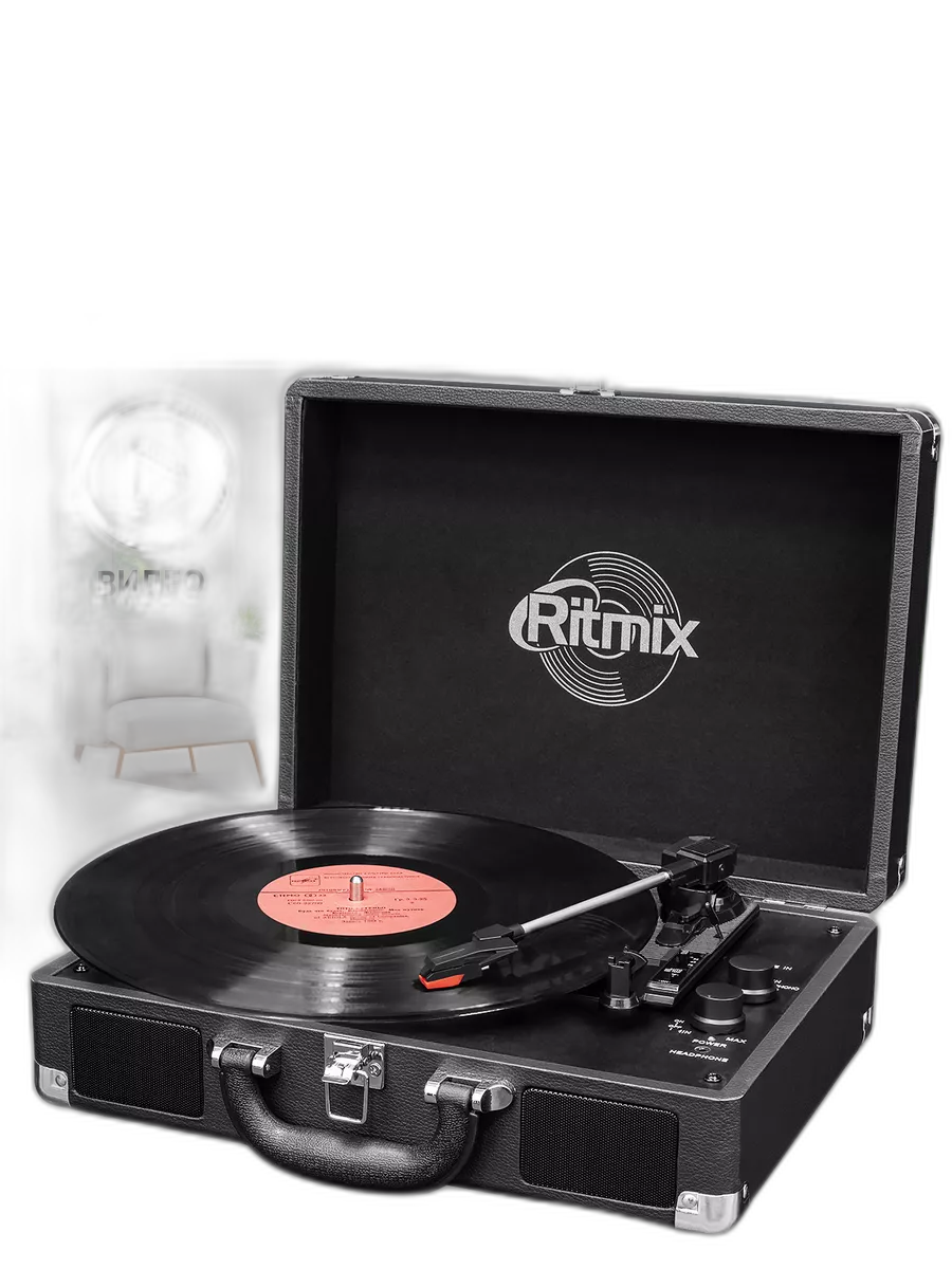 Виниловый проигрыватель с Bluetooth LP-120B AUX