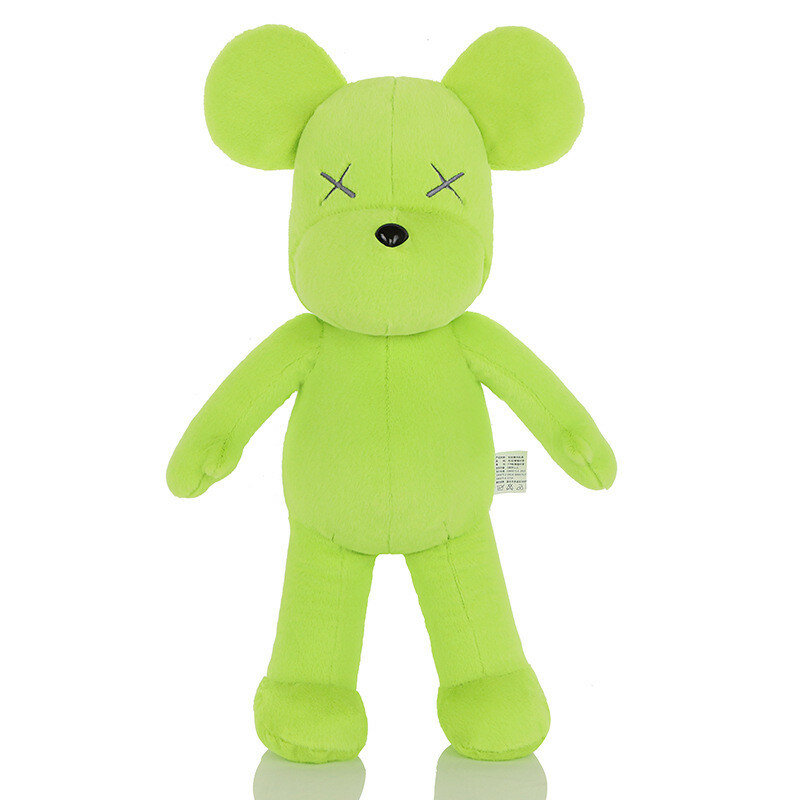 Bearbrick мягкая плюшевая кукла с милым дизайном для подростков подарок и коллекция желтый 30 см