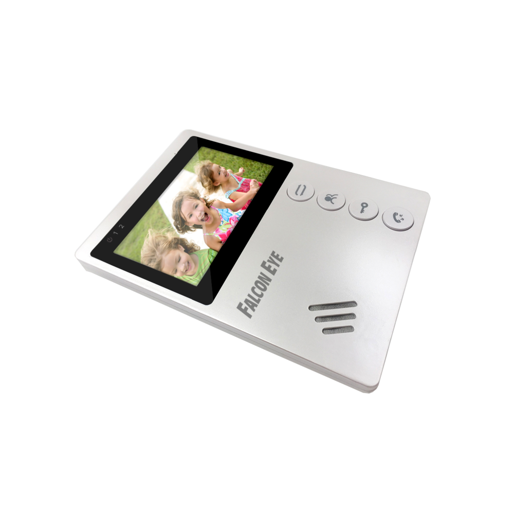 Видеодомофон Falcon Eye Vista, цветной, сенсорный, 4.3", серебристый