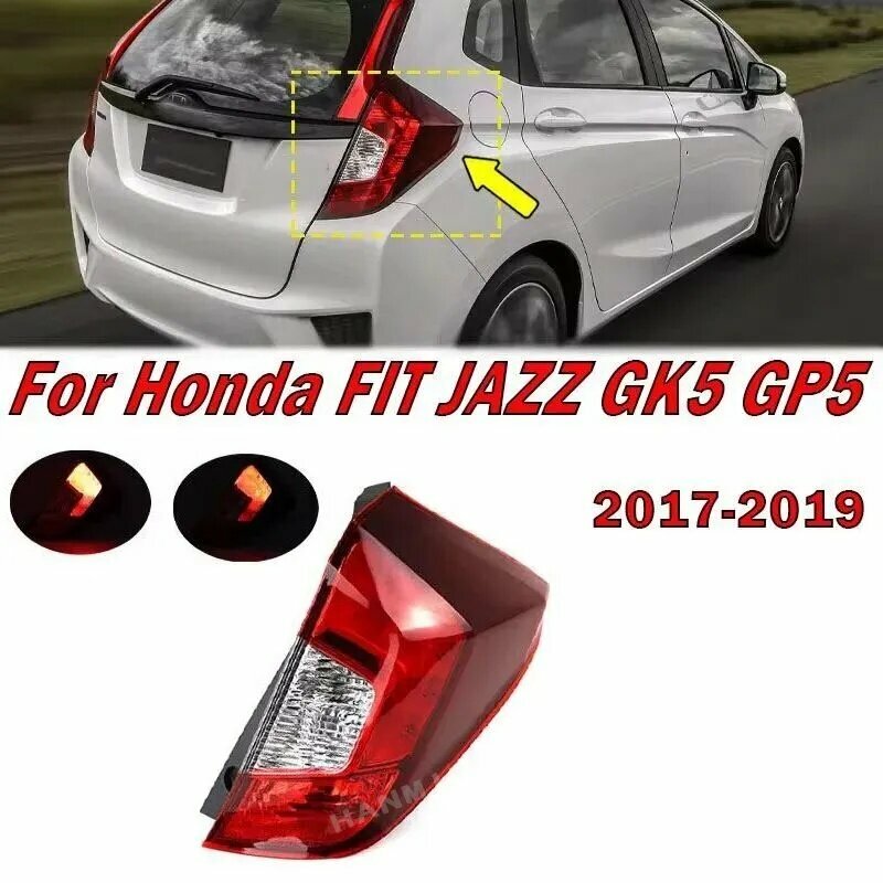Фары автомобильные, Задний фонарь, 1 шт, арт. Сменный задний фонарь для Honda JAZZ FIT Hatchback 2017 2018 2019 2020 (без источника света)