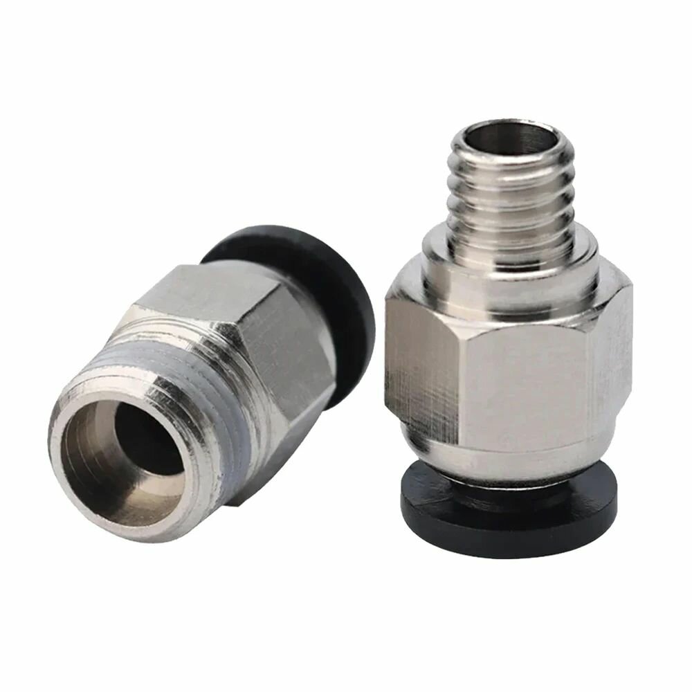 Пневматический фитинг G1/8" / M6 для 3D-принтера, трубка Боудена 4 мм из птфэ, PC4. Совместим с большинством 3D-принтеров.