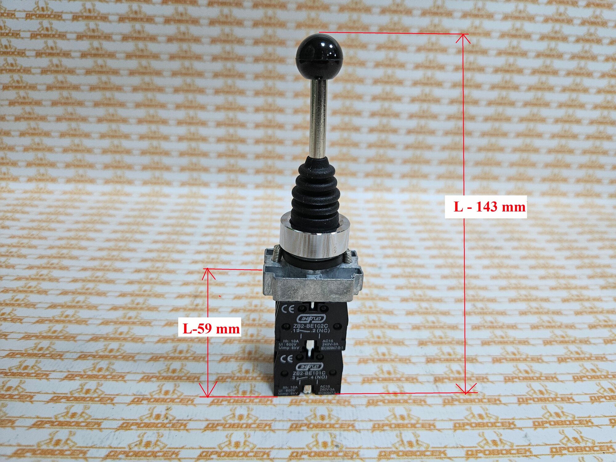 Джойстик-манипулятор для погрузчика, станка, 4 направления с возвартом XD2-PA24, E0903-0004