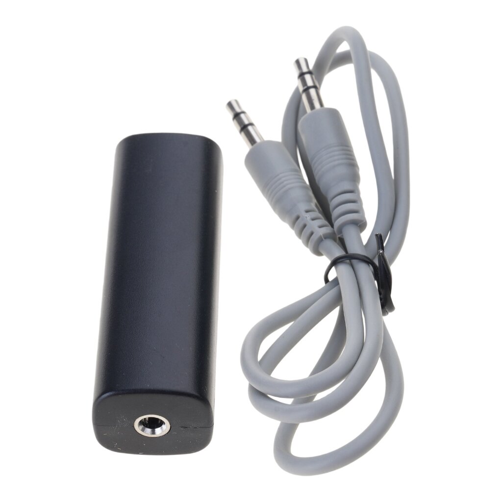 Шумоизолятор с заземлением 3,5 мм, Шумофильтр для автомобильного Звука и Домашней Стереосистемы, Повышающий Качество звука, Черный