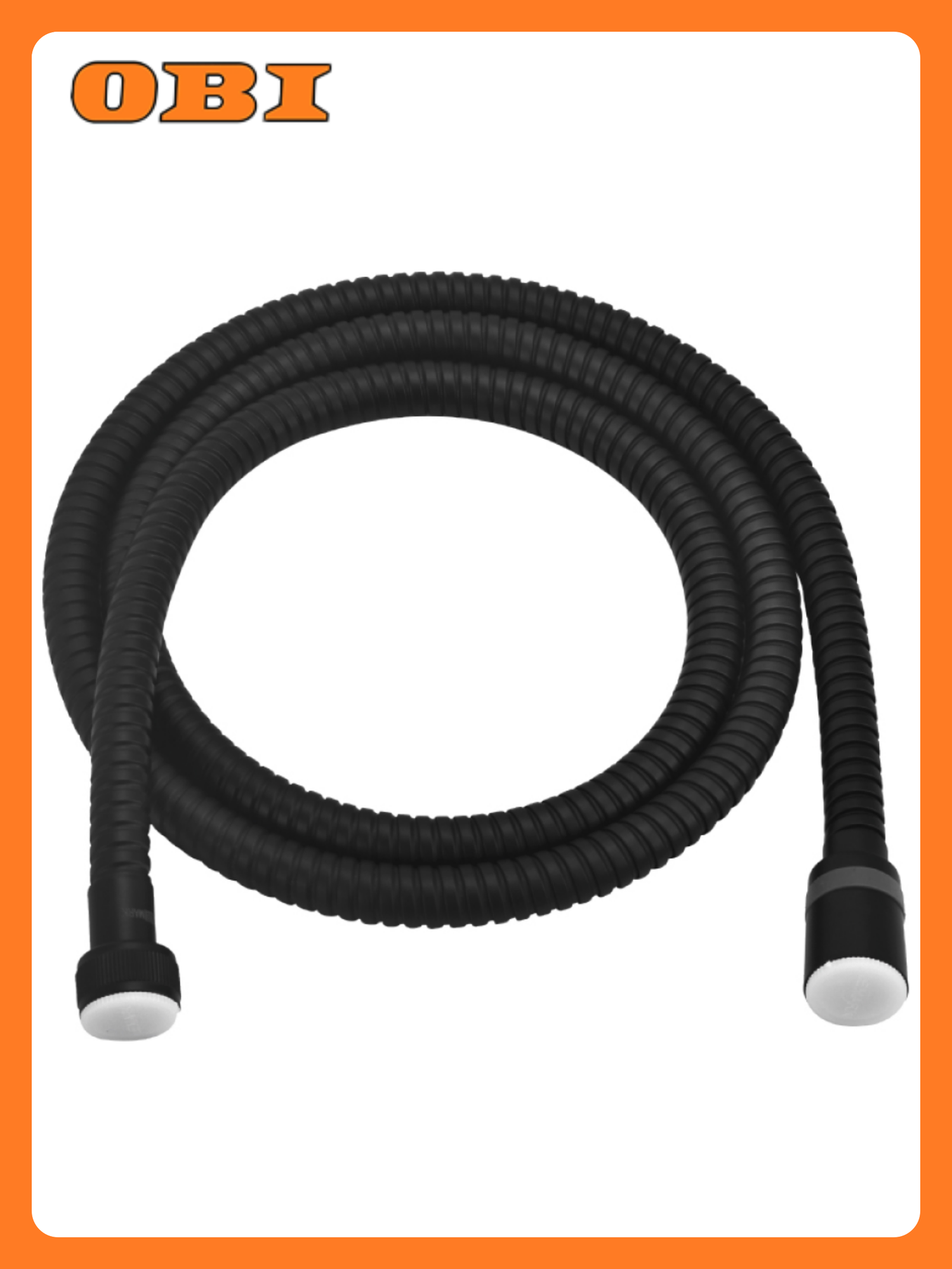 Душевой шланг Lemark LE8024S, нержавеющая сталь, длина 2 м, черный