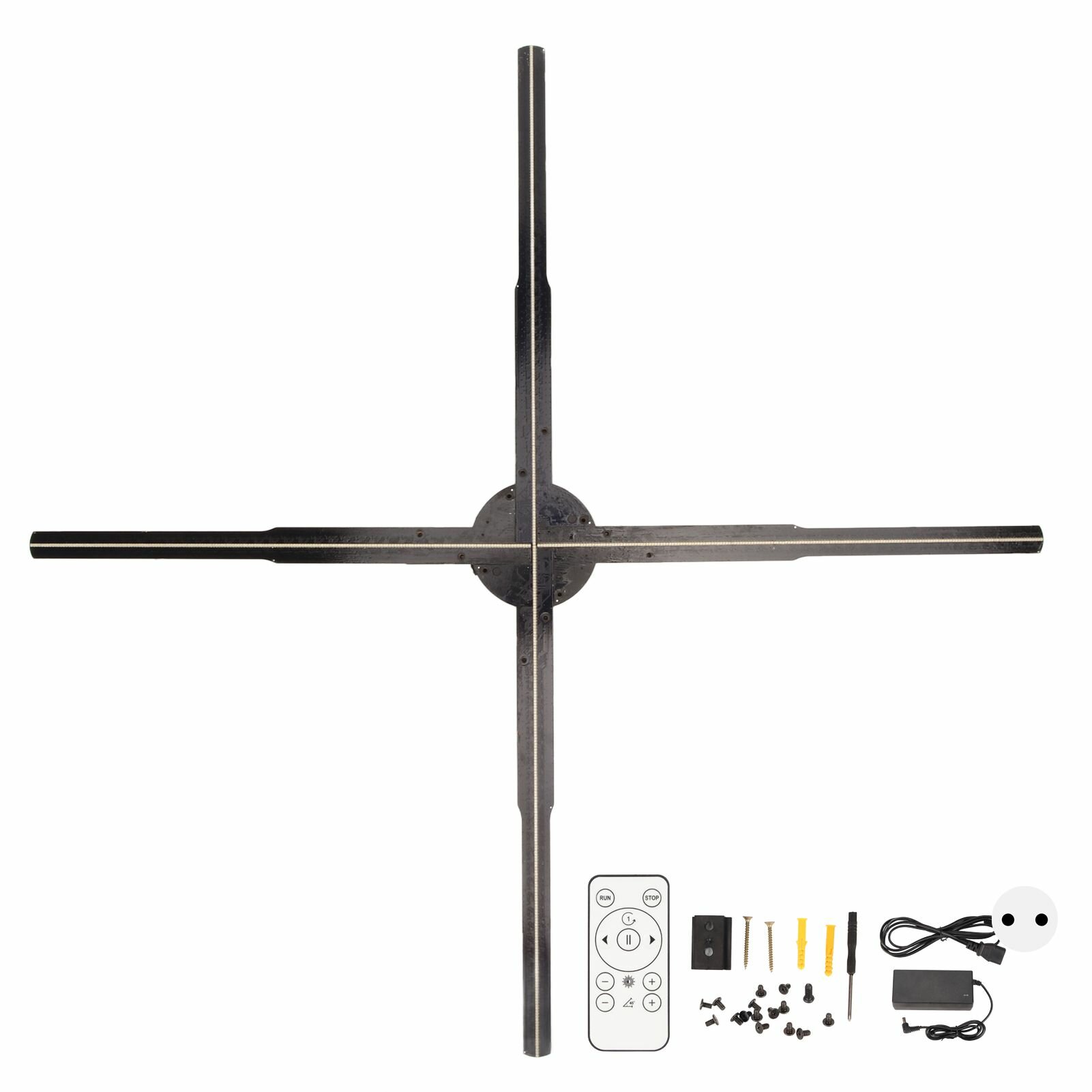 3D голографический вентилятор 722 LED, Wi-Fi, 24.2 дюйма