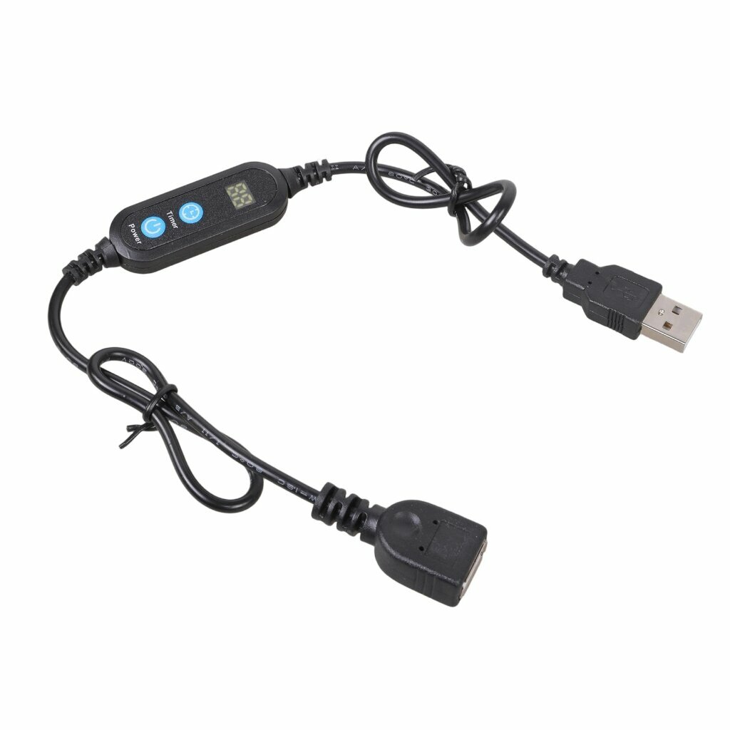 Кабель USB-таймера автоматического перезапуска с Программируемым управлением продолжительностью 1-24 часа, Шнур USB-таймера