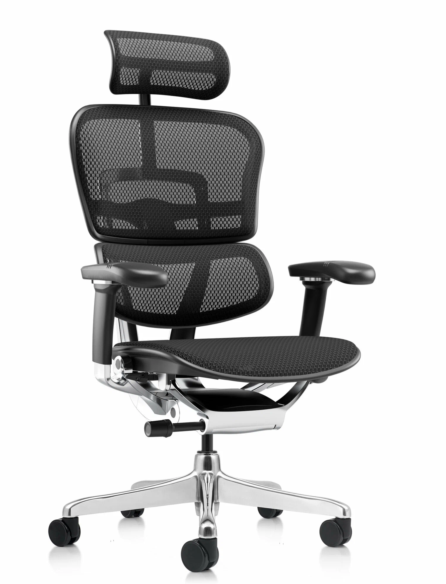 Кресло FALTO Ergohuman 2 ST Elite (натяжение сетки, SmartWork, наклон вперед, сетка, черный)