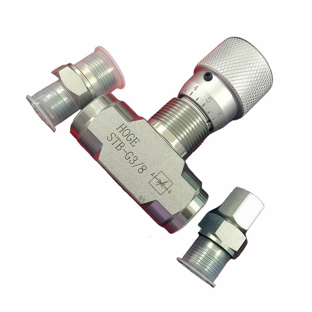 Регулируемый гидравлический клапан 3/8" двусторонний