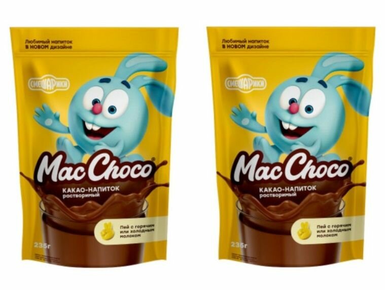 MacChoco Какао- напиток растворимый, 235 г, 2уп