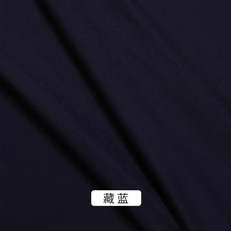 Четырехсторонняя эластичная парча из полиэстера и спандекса 170x50/100/200 Темно-синий, 170x50cm, 97