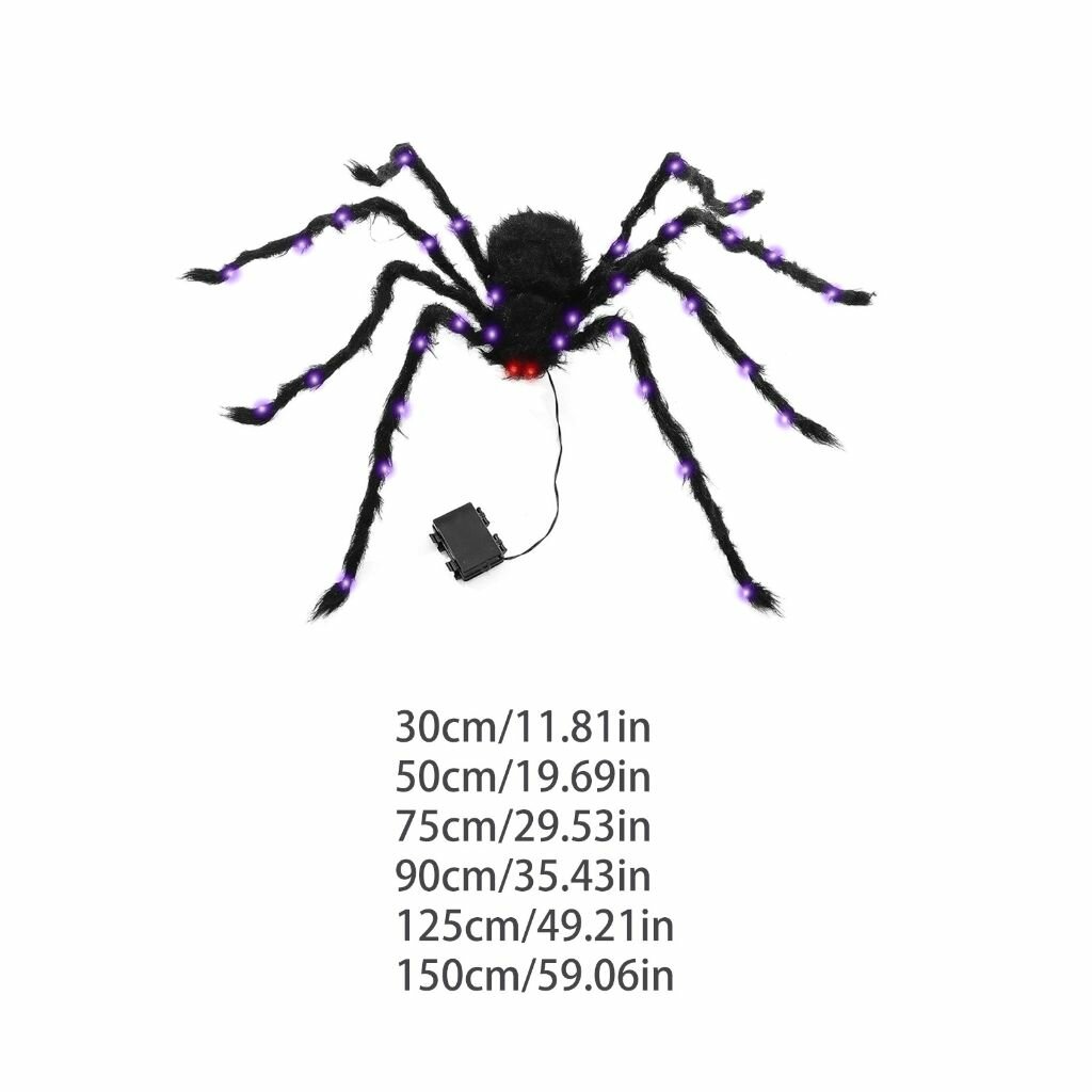 Декоративные пауки для Хэллоуина