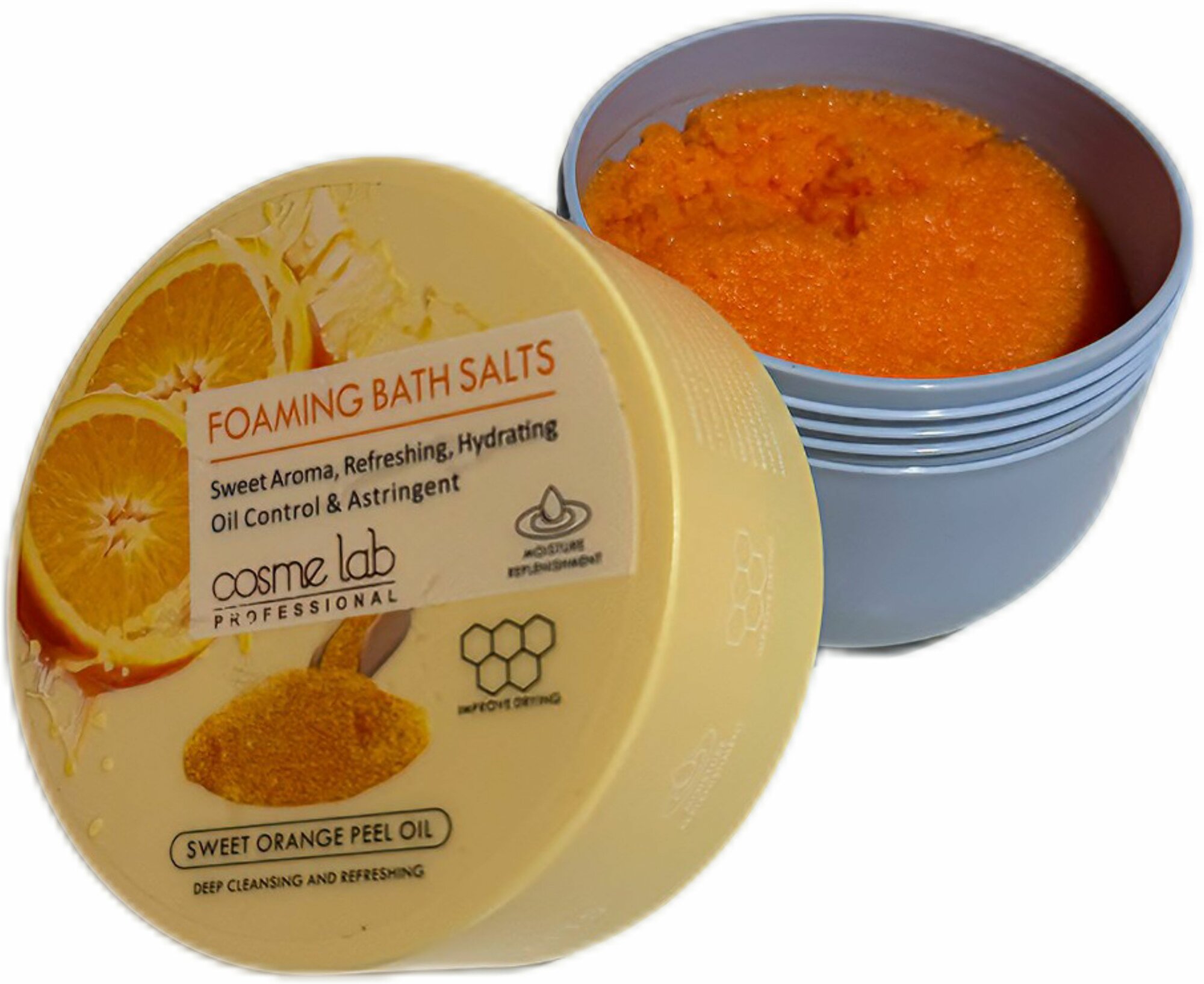 COSME LAB Скраб для лица и тела с ароматом Апельсина, 250 гр