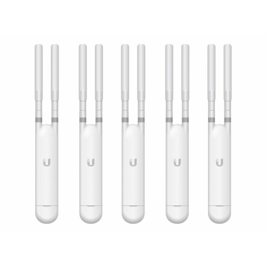 Wi-Fi точка доступа Ubiquiti UAP-AC-M-5, Wi-Fi 02.11AC 2.4 ГГц и 5 ГГц, 2x2 MIMO, белый