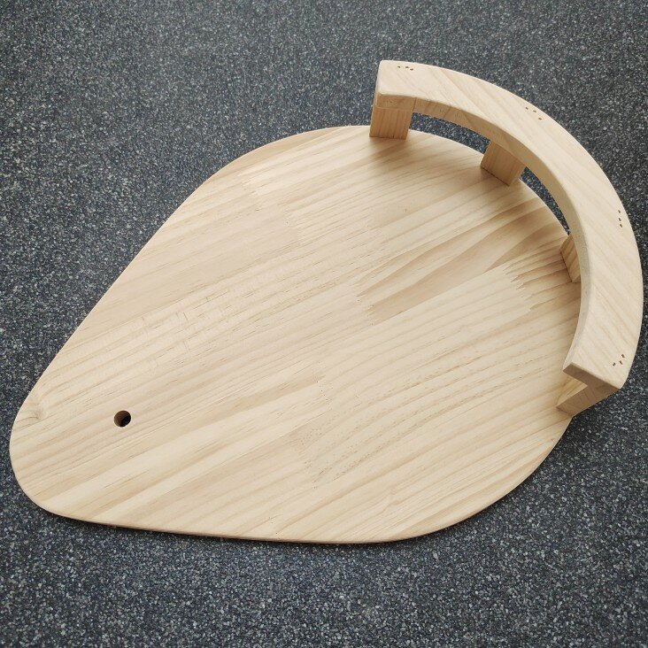 Капельная доска из сосны из цельного дерева стоит в небе 1,5 сосновые капли воды смотровая платформа 30*40