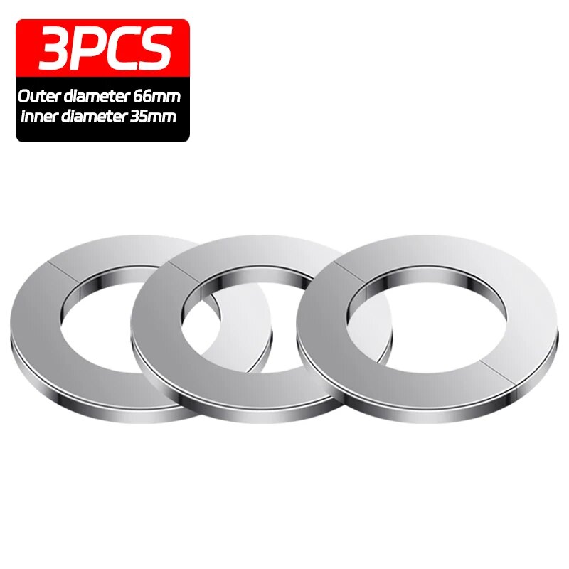 3PCS, Outer diameter 66mm, Inner diameter 35mm
