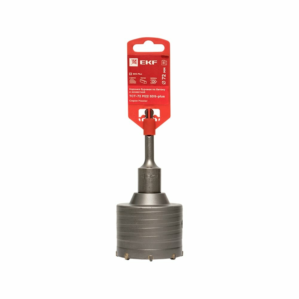 Буровая коронка по бетону EKF Master TCT-72