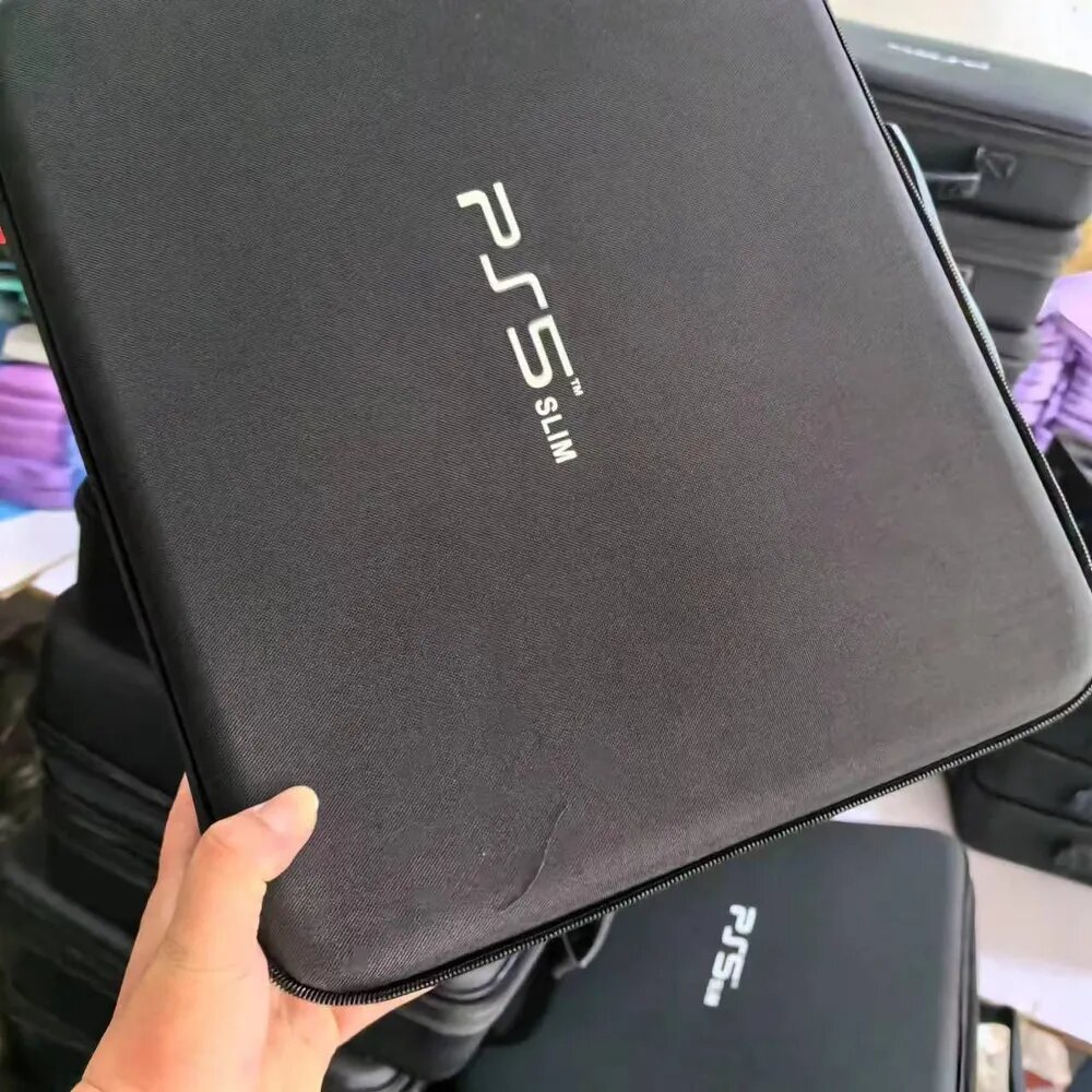 Сумка для хранения игровой консоли Ps5 Slim (черная) (серия 2024)