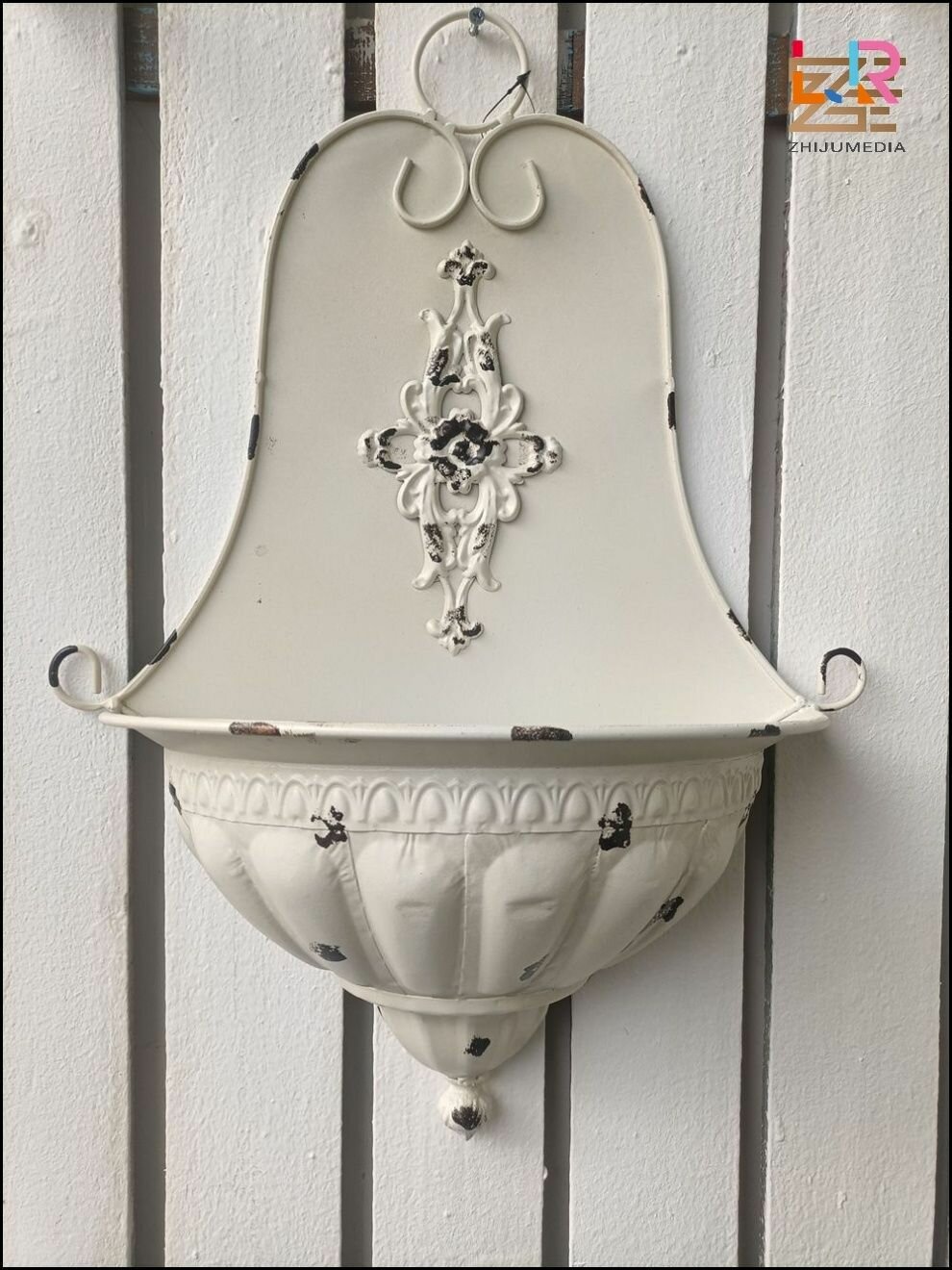 Полукруглый настенный цветочный горшок во французском стиле Ретро проблемный бассейн