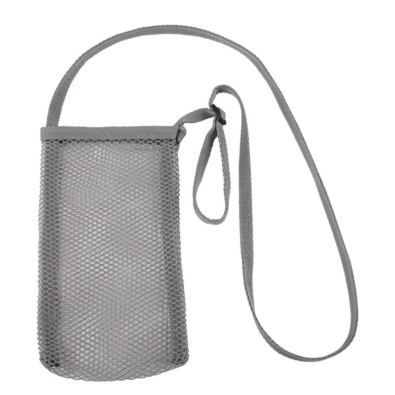 Сумка с чашкой для воды портативная сумка через плечо Серый
