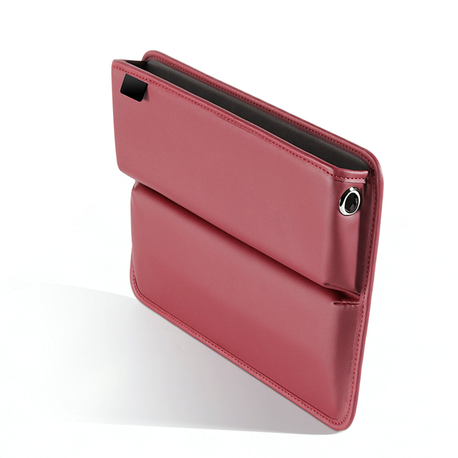 Органайзер для щели между сиденьями автомобиля, заполнитель щели сиденья, ящик для хранения между передними сиденьями, универсальная карманы, цвет: черный, кофе, багровый, бежевый (по желанию), материал: эко-кожа PU, вес упаковки: 340 г, размер упаковки: